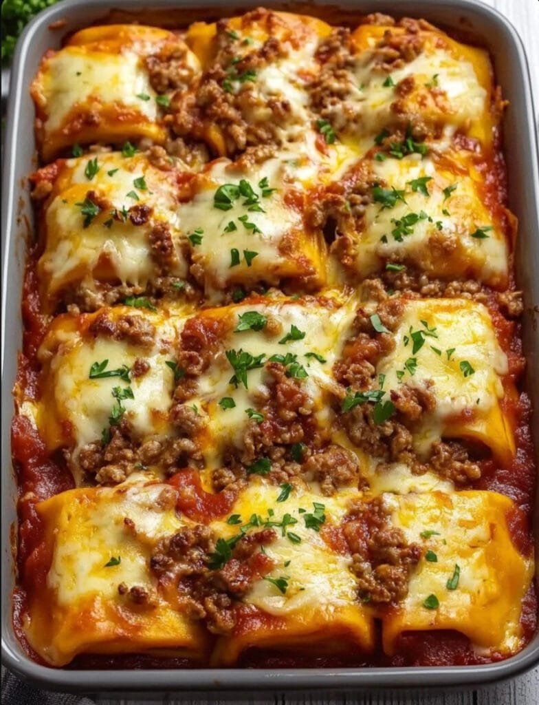 Cheesy Beef Pizza Casserole – Choose a recipe