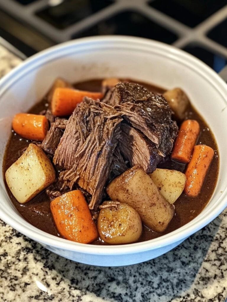 Slow Cooker 3 Packet Pot Roast
