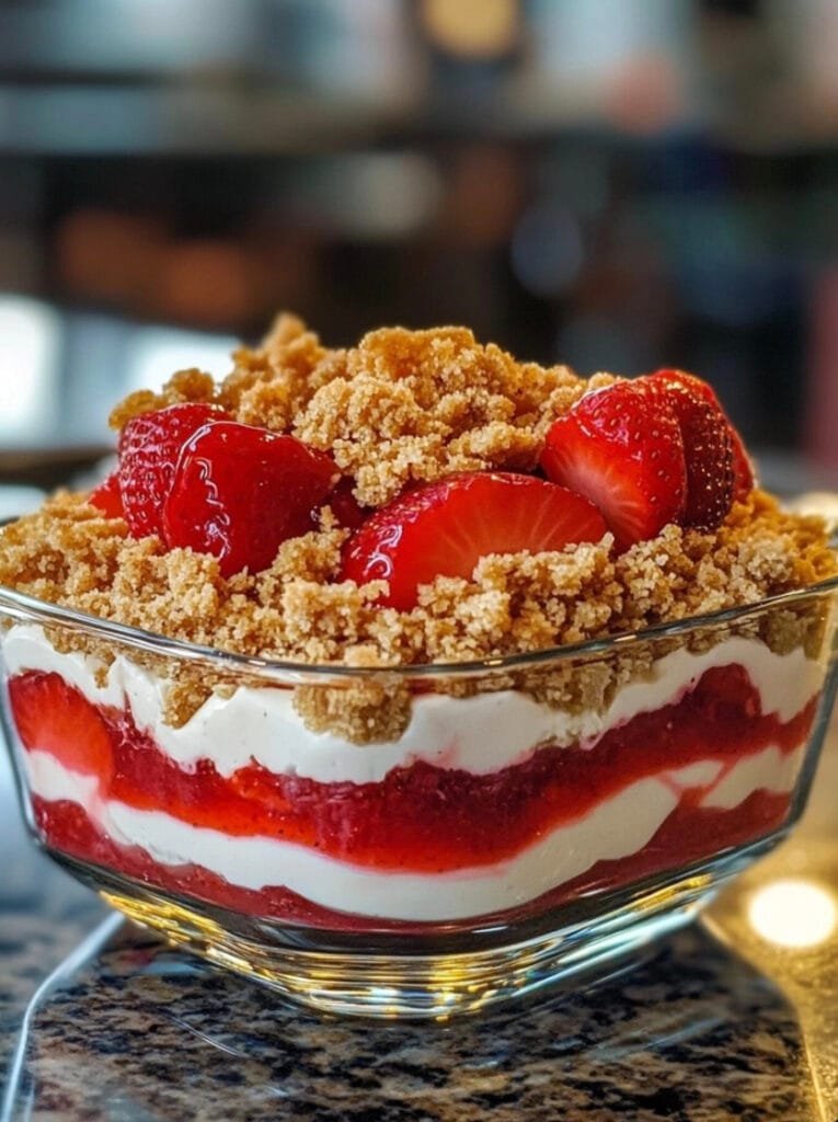 Strawberry Crunch Cheesecake Delight Recipe – Choose a recipe