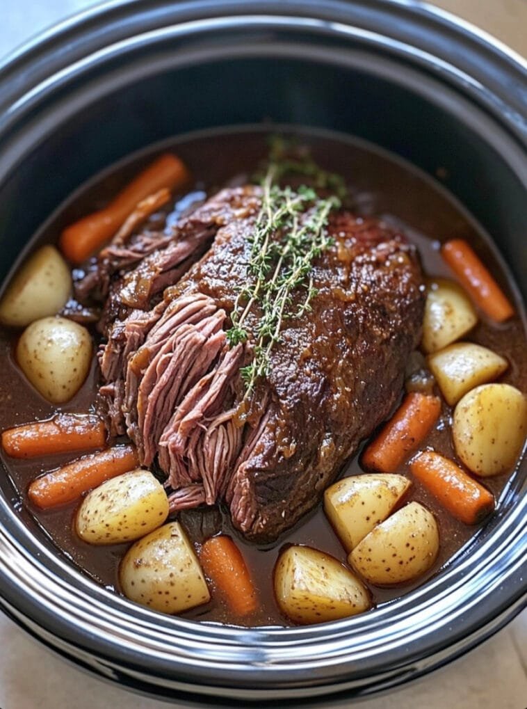 Slow Cooker Amish Pot Roast with Root Vegetables Recipe – Choose a recipe