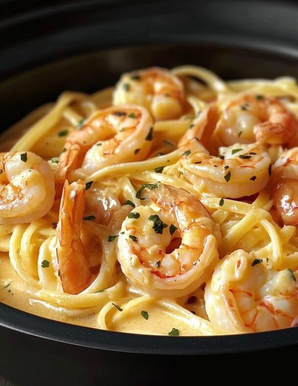 Slow Cooker Garlic Shrimp Pasta – Choose a recipe